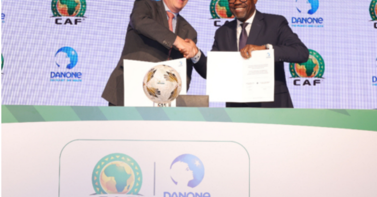 Danone becomes official partner of CAF reaffirming its commitment to ...