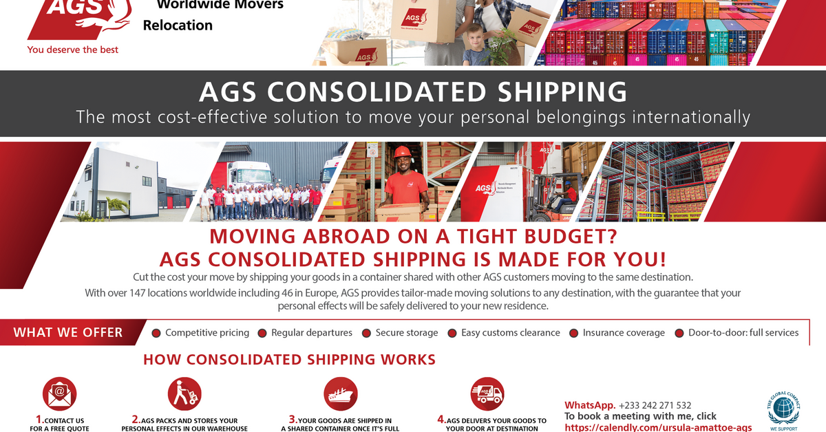 AGS Consolidated Shipping is Made for You! | CCI FRANCE GHANA