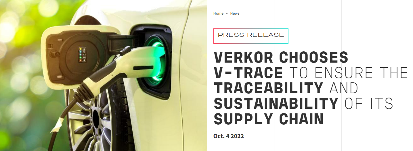 Verkor Chooses V-Trace to Ensure the Traceability and Sustainability of ...